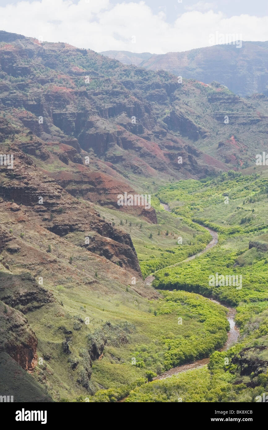 Waimea River, Waimea Canyon, Waimea Canyon State Park, Kauai, Hawaii ...
