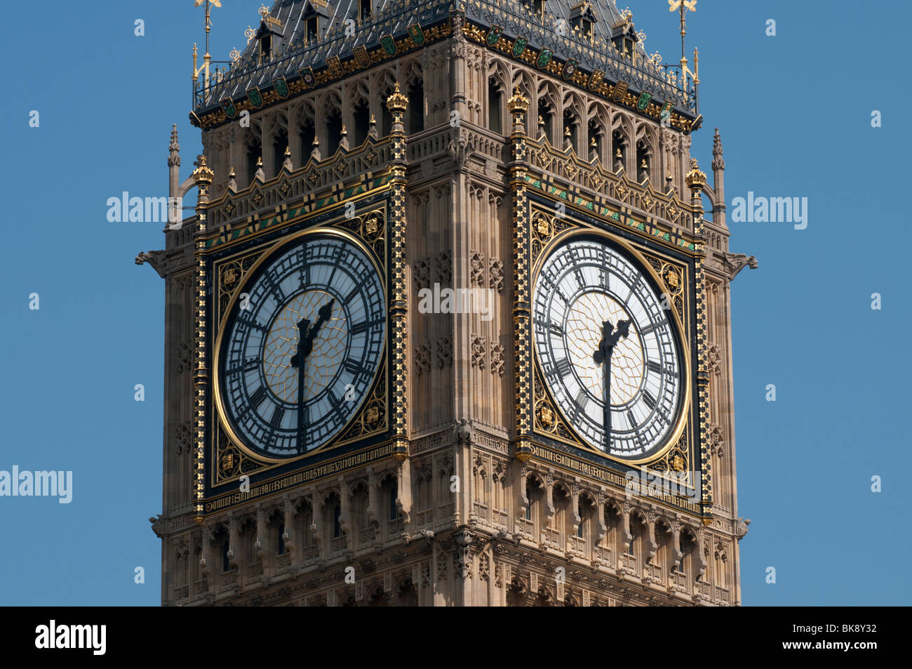 Big Ben Clock Closeup Stock Photo - Alamy