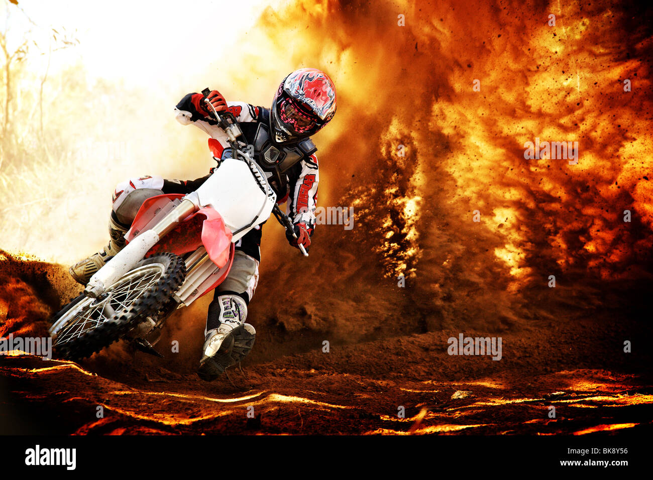 Racing motorcycle on a track hi-res stock photography and images - Alamy