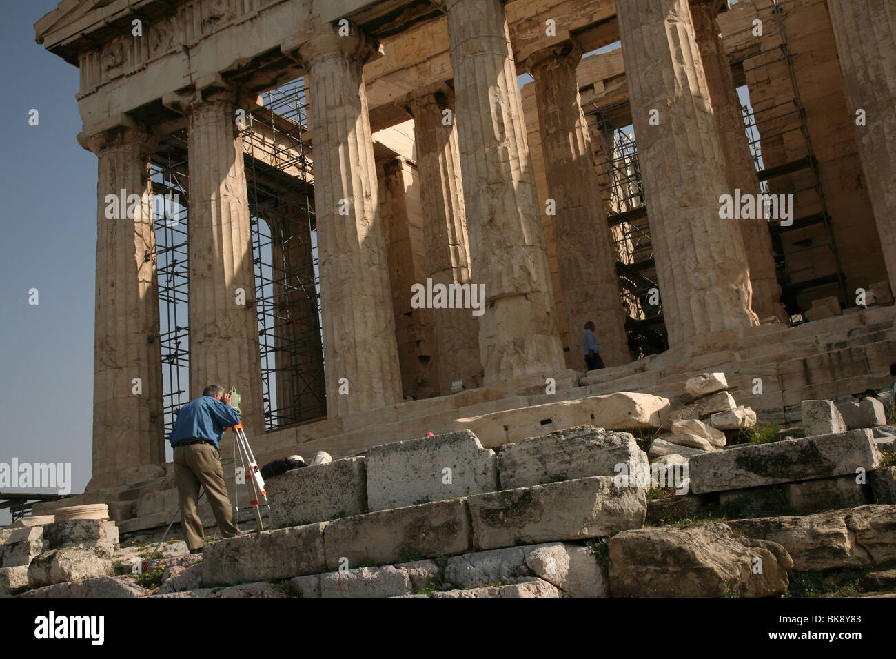 Parthenon restoration hi-res stock photography and images - Alamy