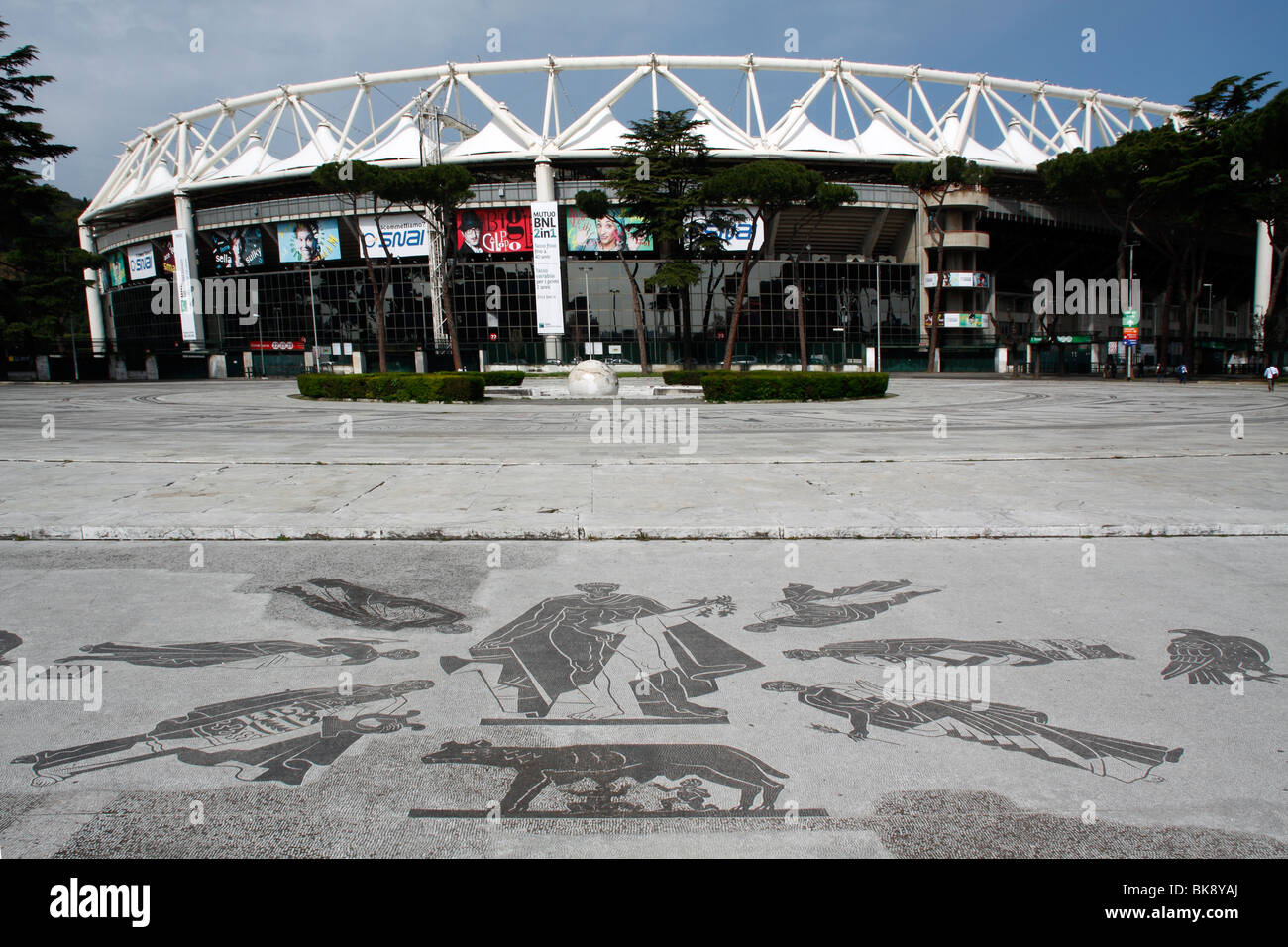 The Stadio Olimpico (Olympic Stadium) in Rome Stock Photo - Alamy