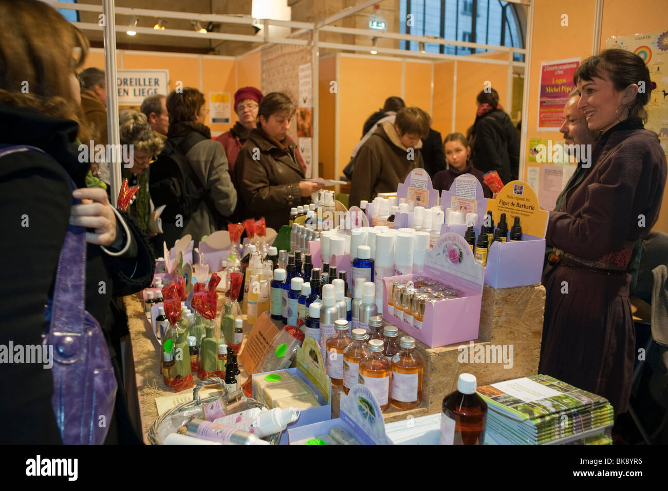 Small Business People, Organic Shopping, Cosmetics counter Trade Show ...