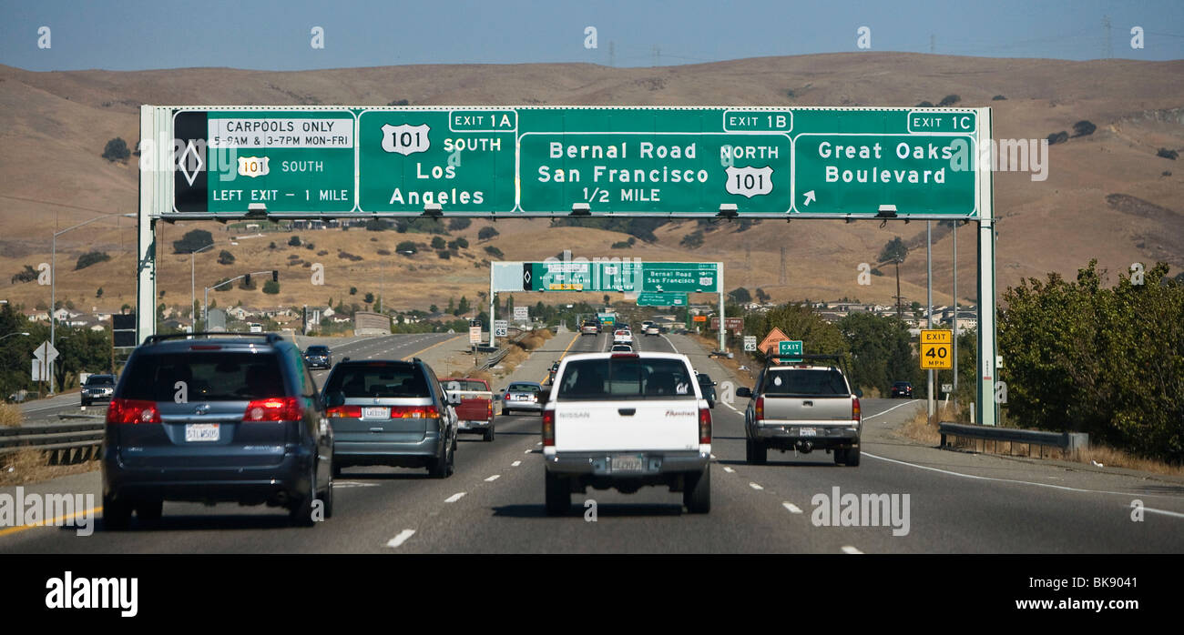United States: highway in California Stock Photo - Alamy