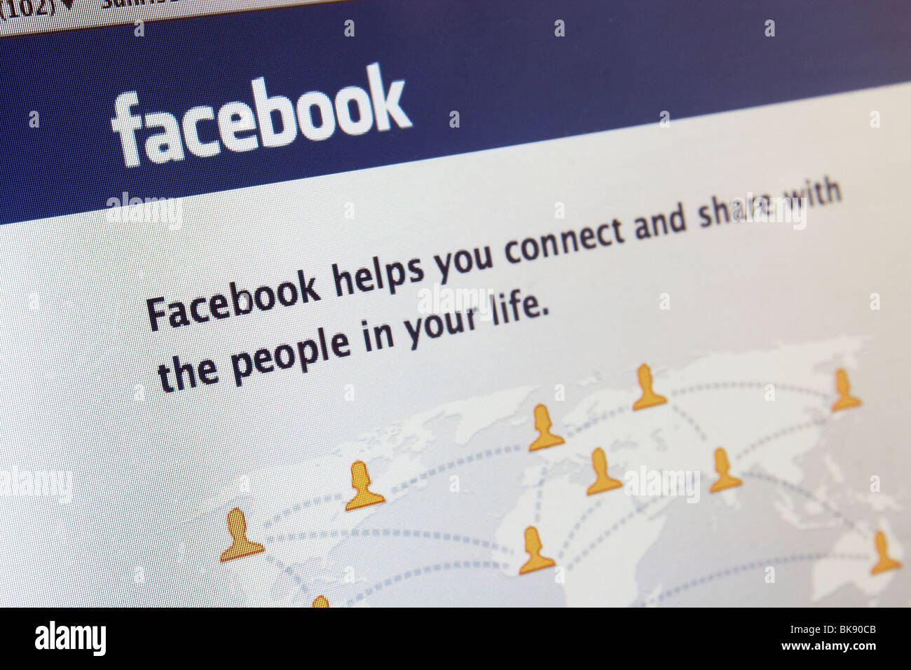 Facebook networking site on the internet Stock Photo - Alamy