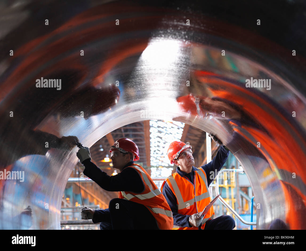 Engineer testing steel hi-res stock photography and images - Alamy