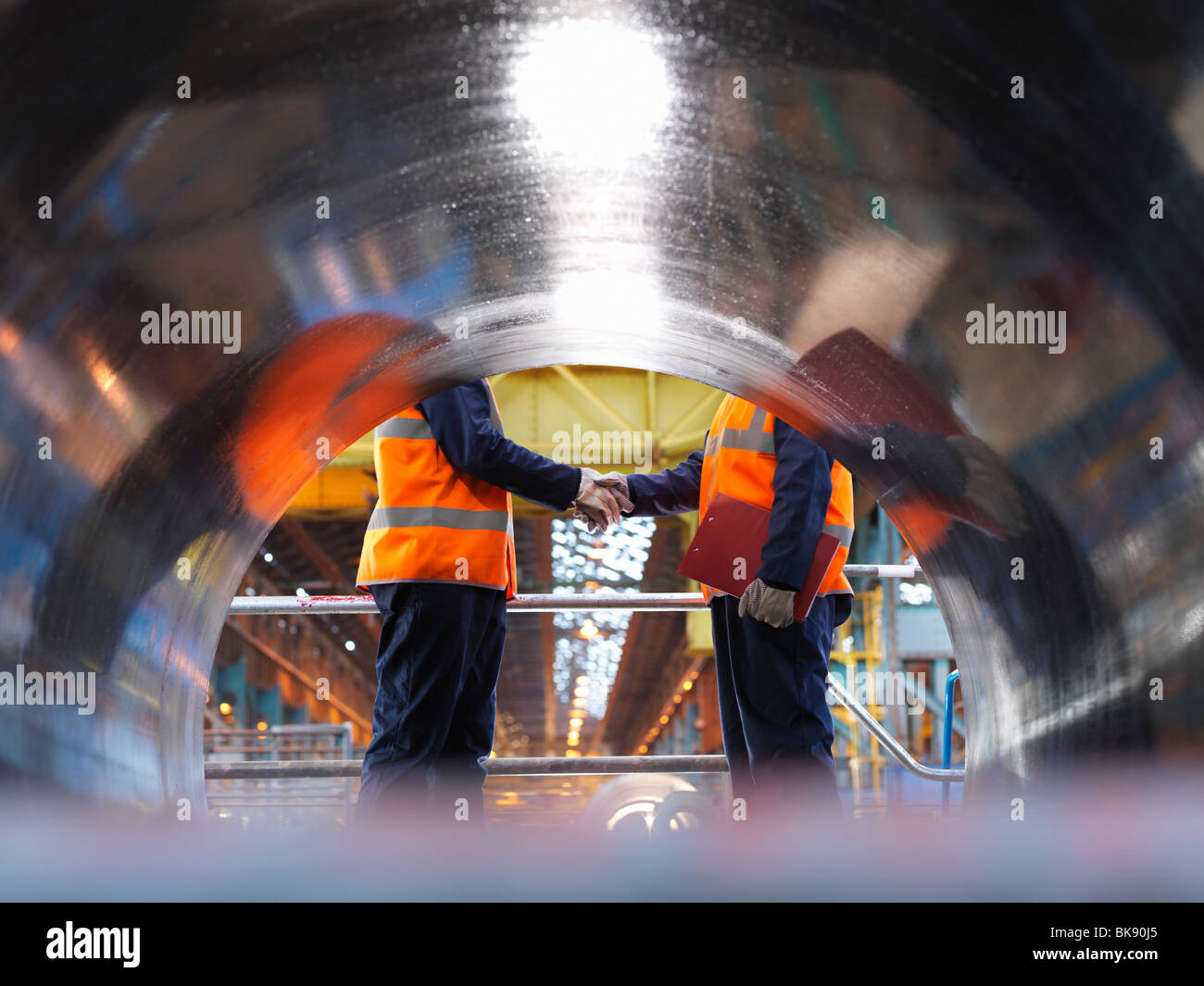 Steel mill workers hi-res stock photography and images - Alamy