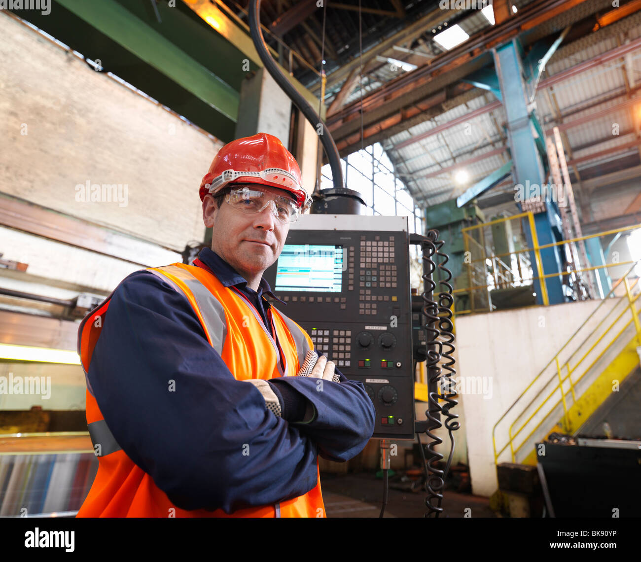 Mill factory worker man portrait hi-res stock photography and images ...