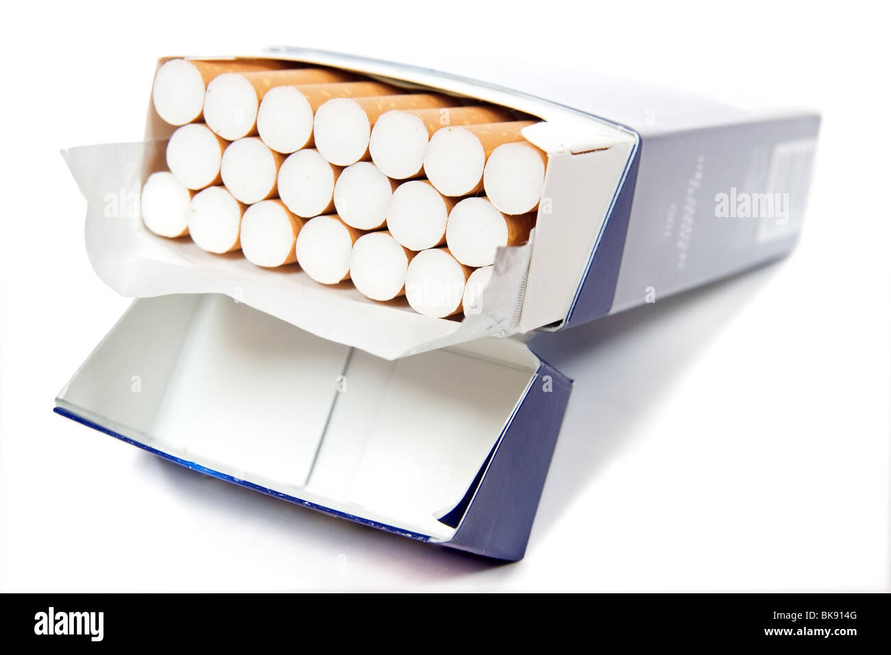 Blue cigarettes packet hi-res stock photography and images - Alamy