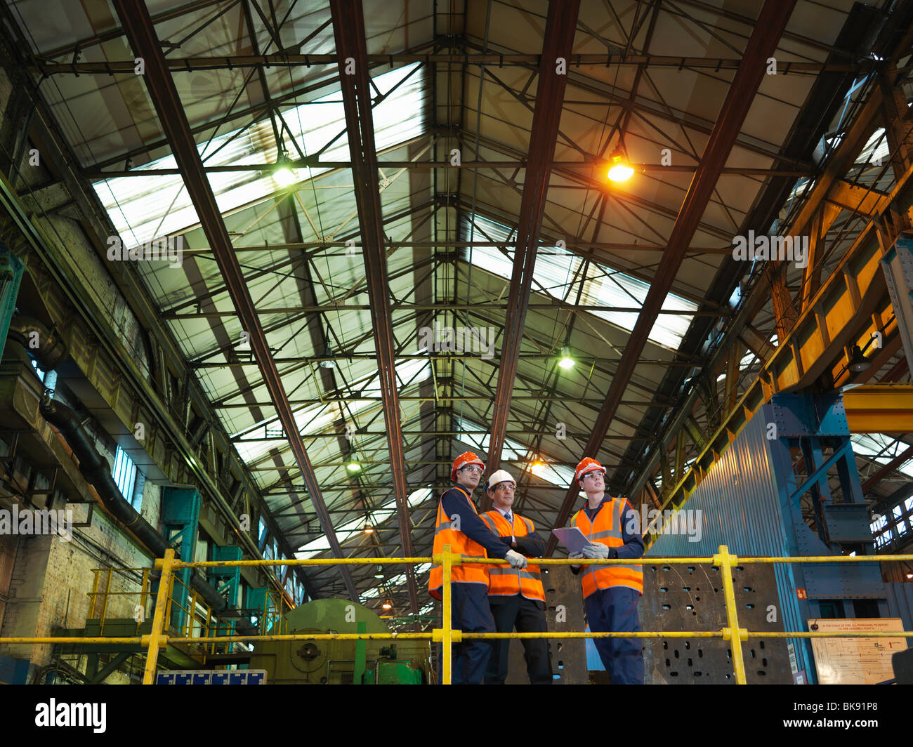 Steel workers safety meeting hi-res stock photography and images - Alamy