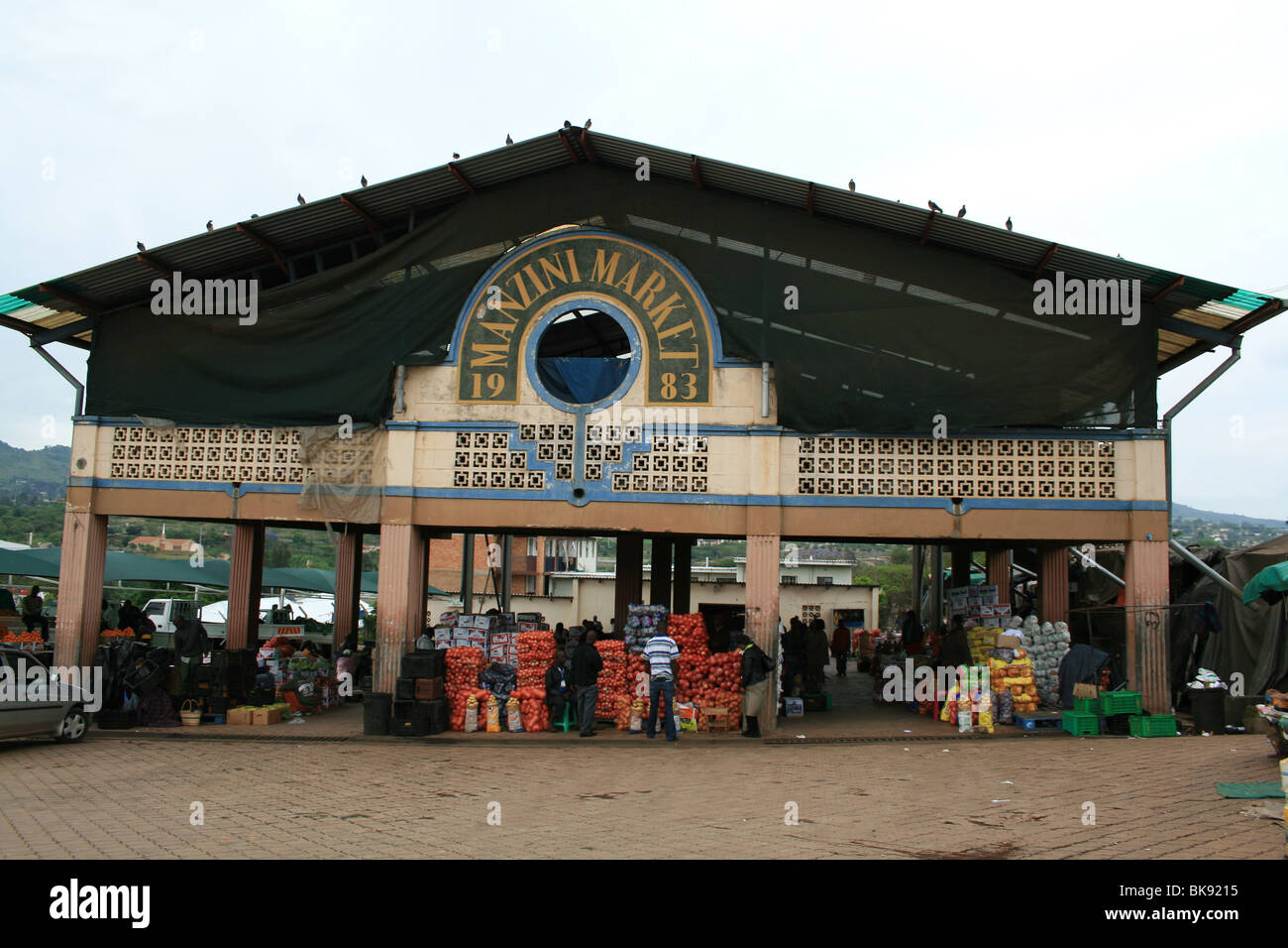 Swaziland: Manzini Market Stock Photo - Alamy