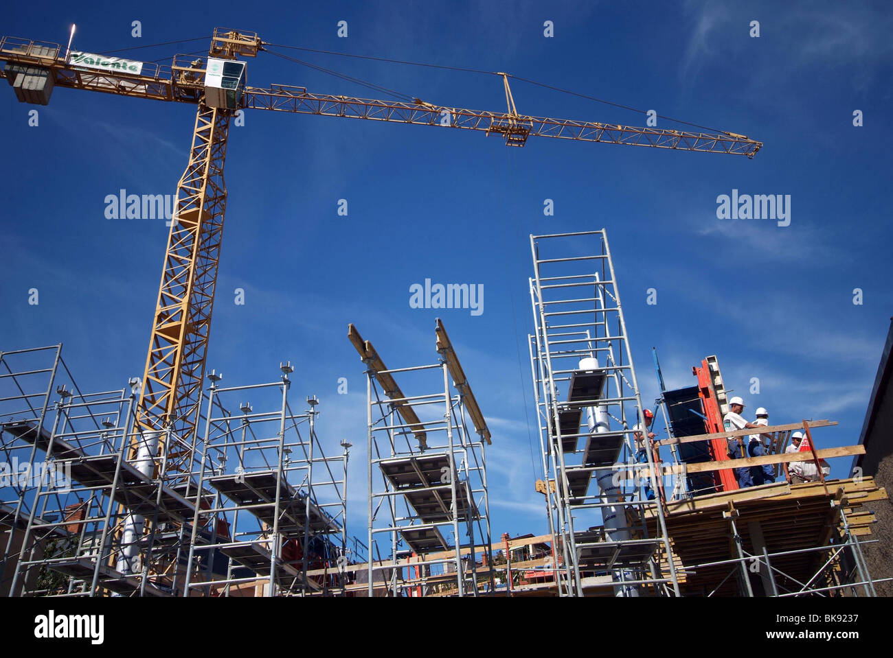 Lyon (69) : Building works Stock Photo - Alamy