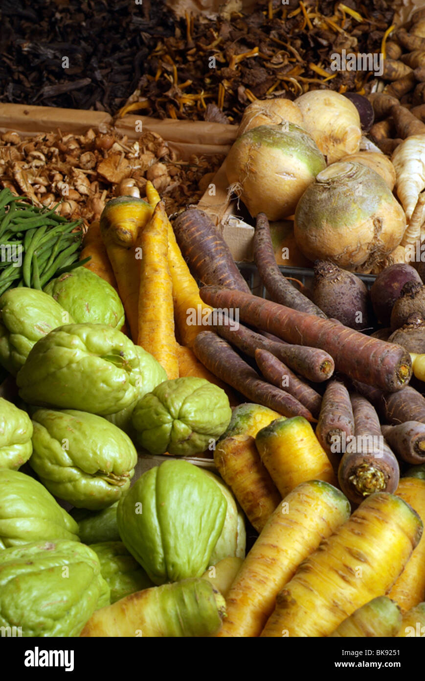 Assortment of old vegetables Stock Photo - Alamy