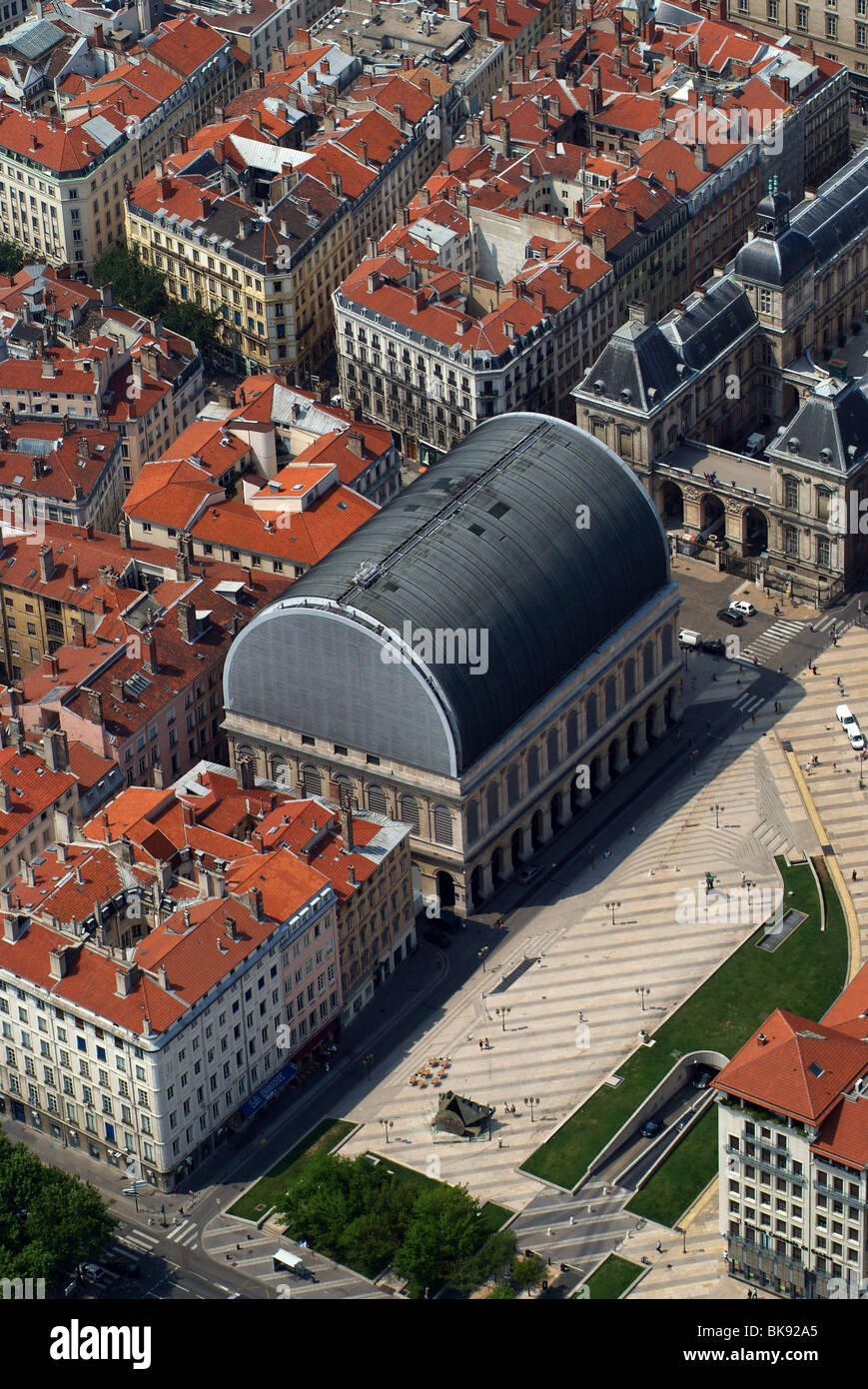 Lyon (69) : aerial view Stock Photo - Alamy