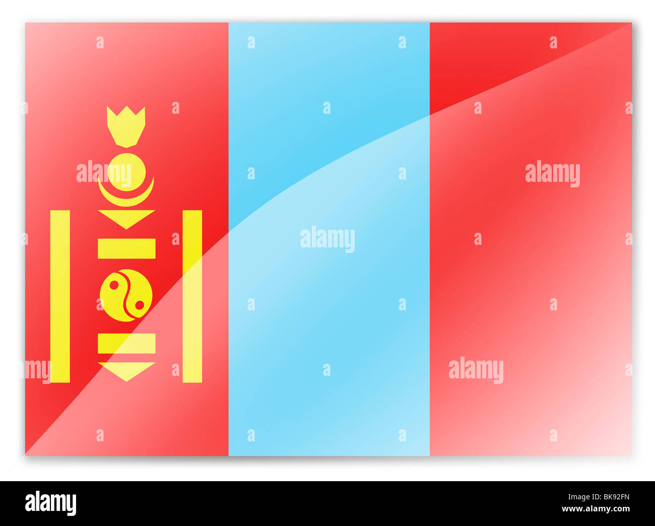 Mongolia flag hi-res stock photography and images - Alamy