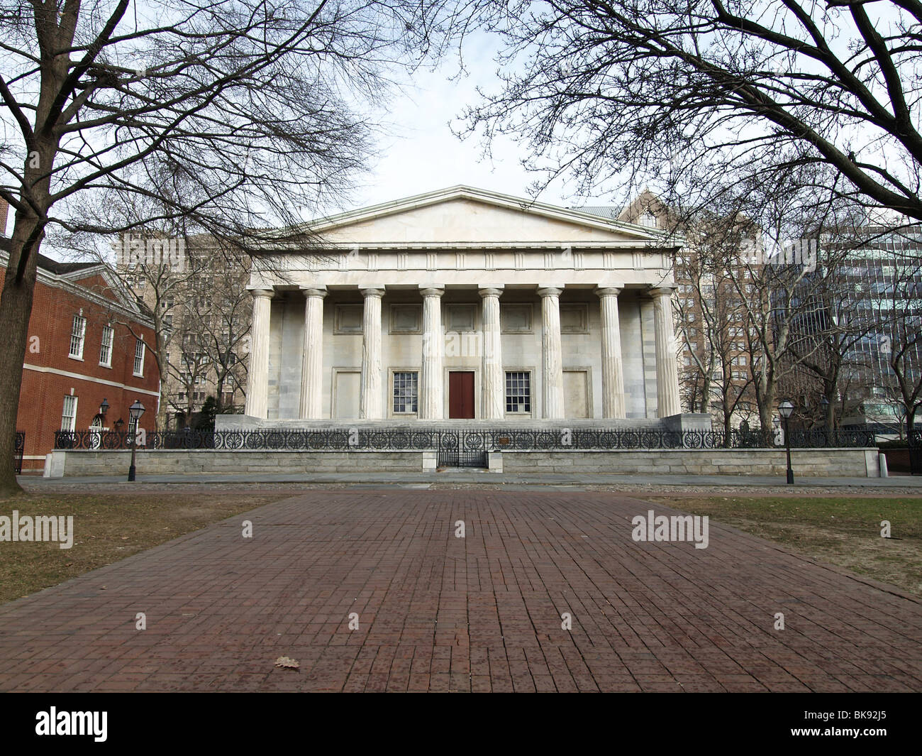 The historic Second National Bank building in Independence National ...