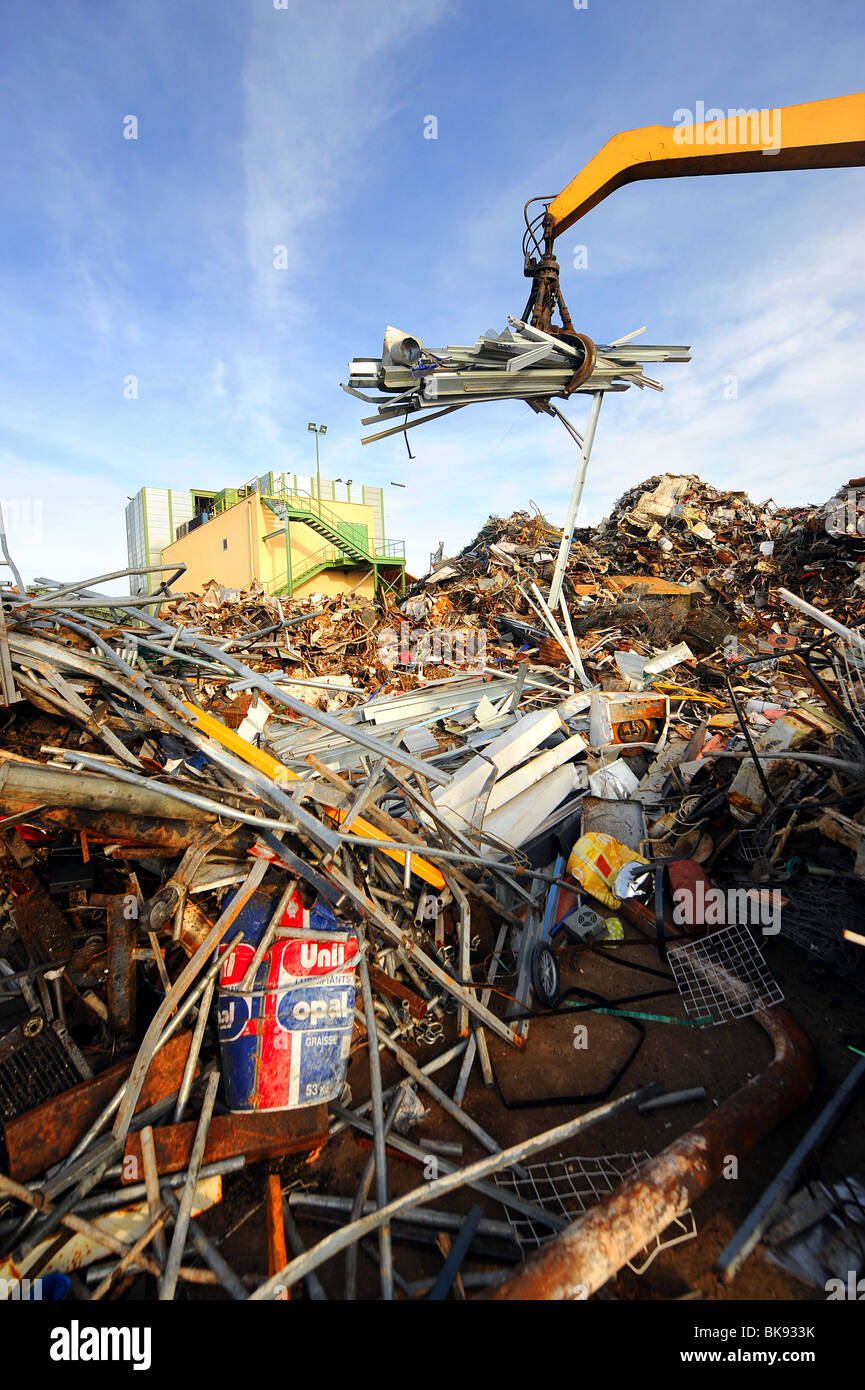 Waste management site Stock Photo - Alamy