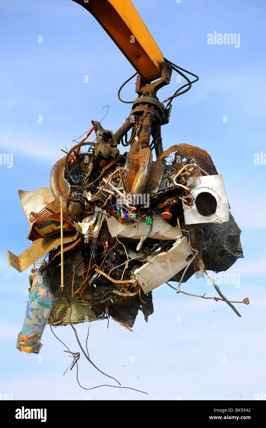 Waste management site Stock Photo - Alamy