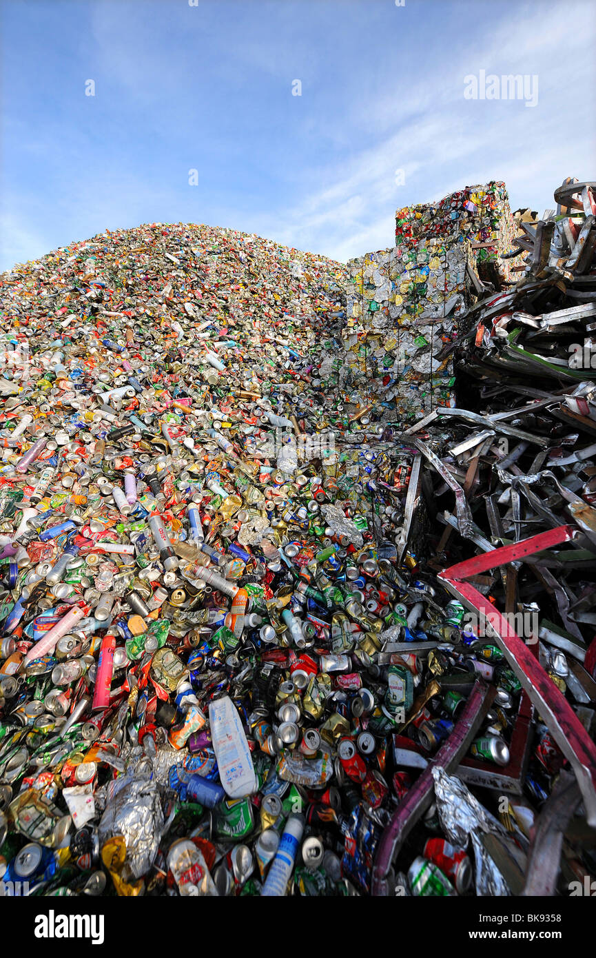 Waste management site Stock Photo - Alamy