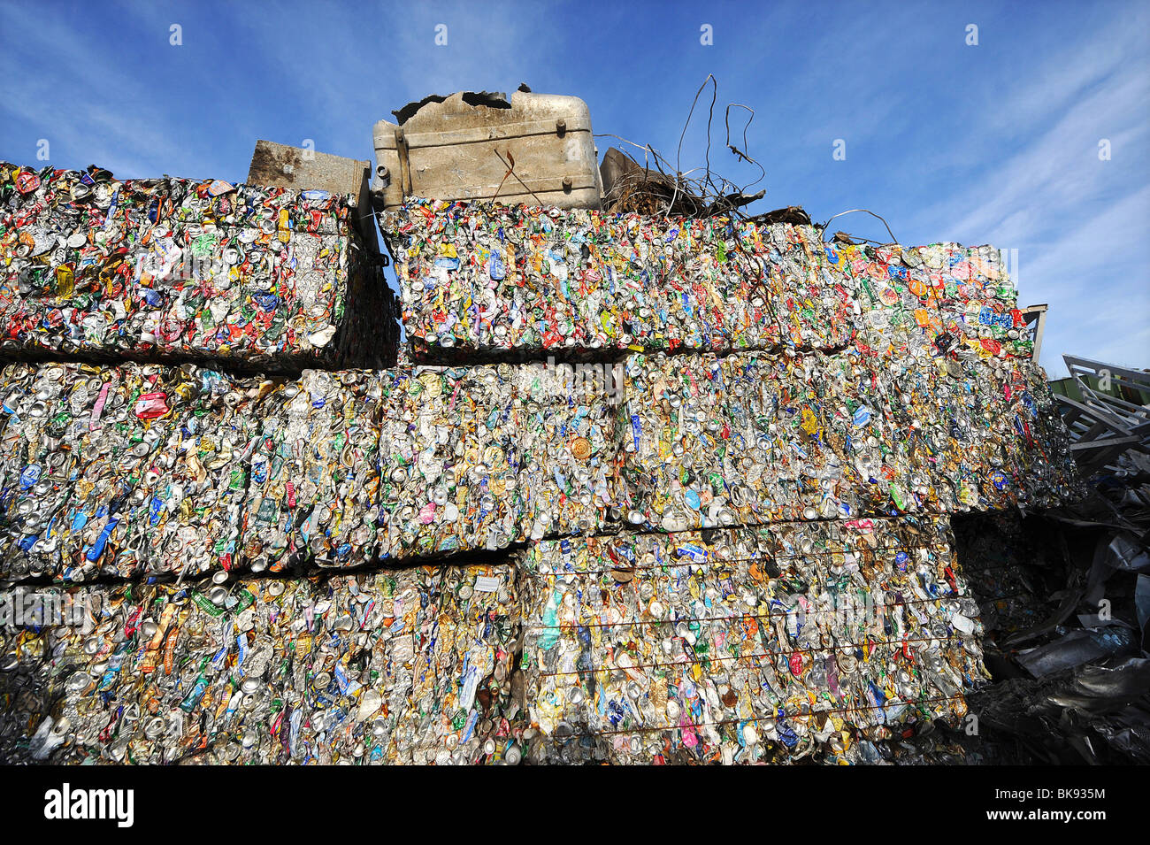 Waste management site Stock Photo - Alamy