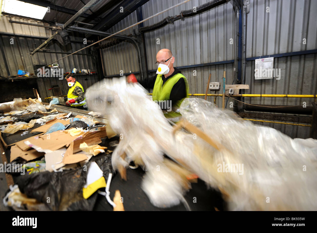 Waste management site Stock Photo - Alamy
