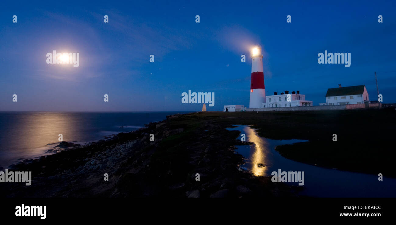 Portland bill lighthouse sunrise hi-res stock photography and images ...