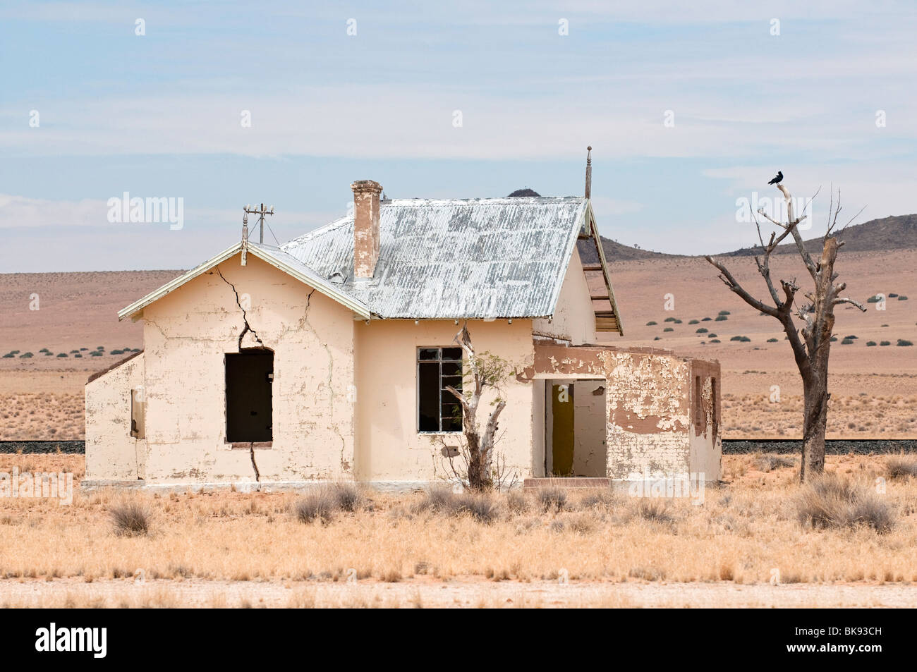 Garub Railway Station long abandoned on the Road to Luderitz, Namibia ...