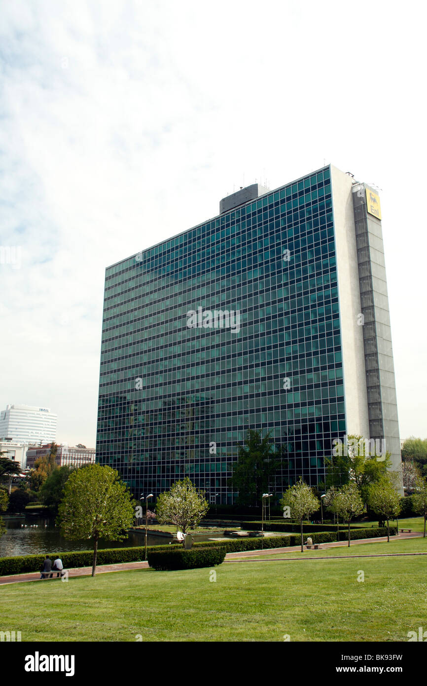The ENI glass palace in Rome Stock Photo - Alamy