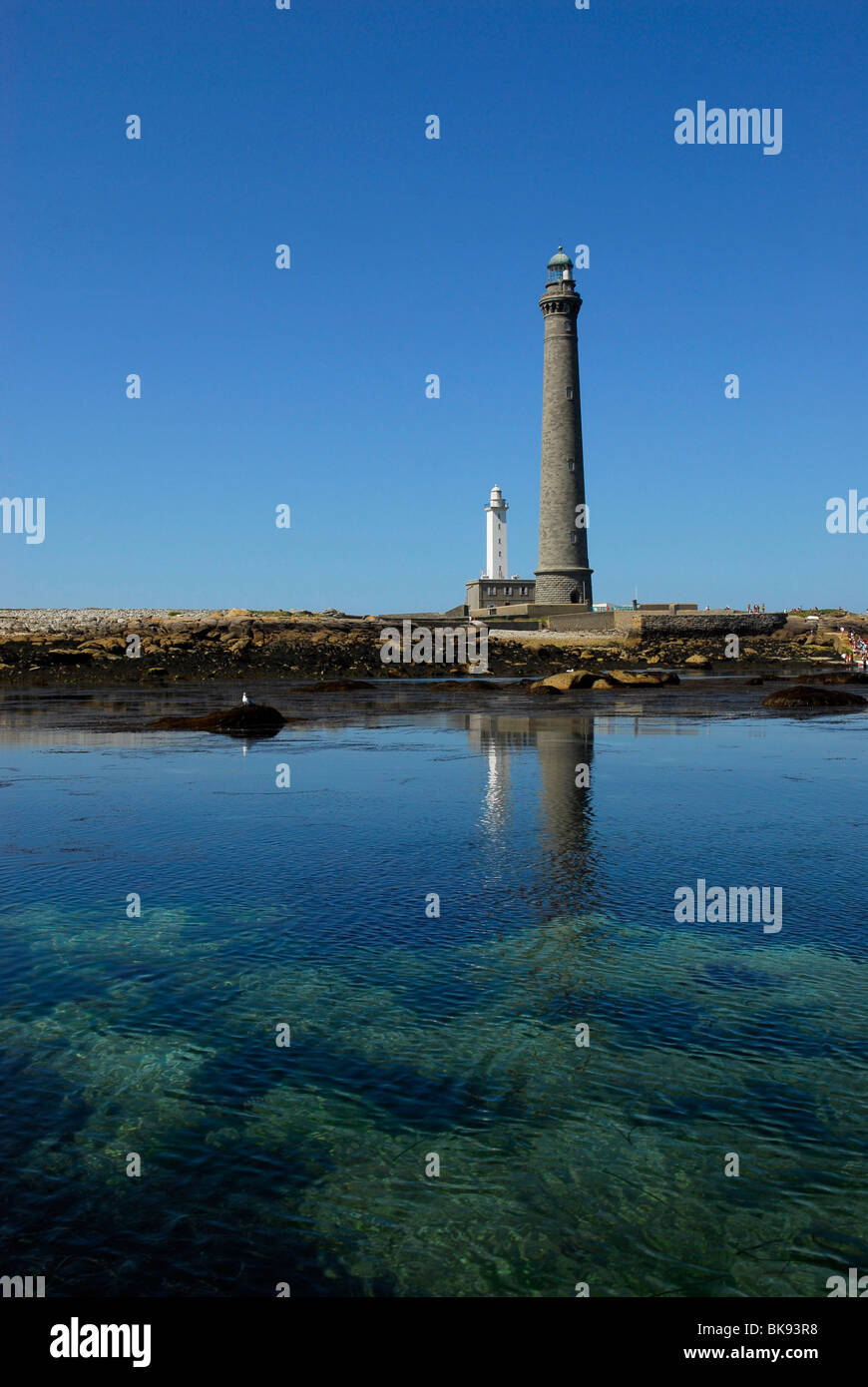 Ile Vierge island (29) : lighthouse Stock Photo - Alamy
