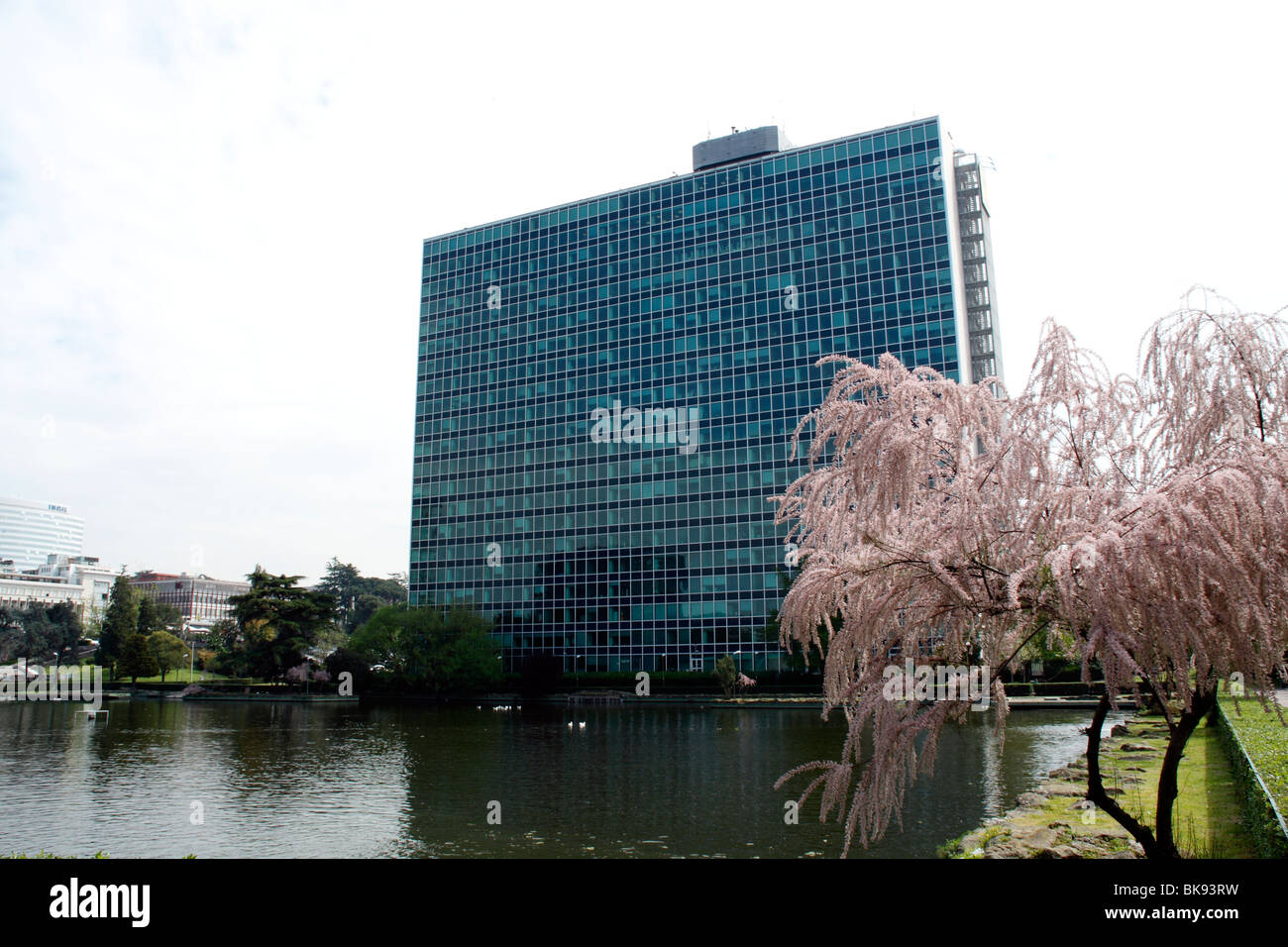 The ENI glass palace in Rome Stock Photo - Alamy