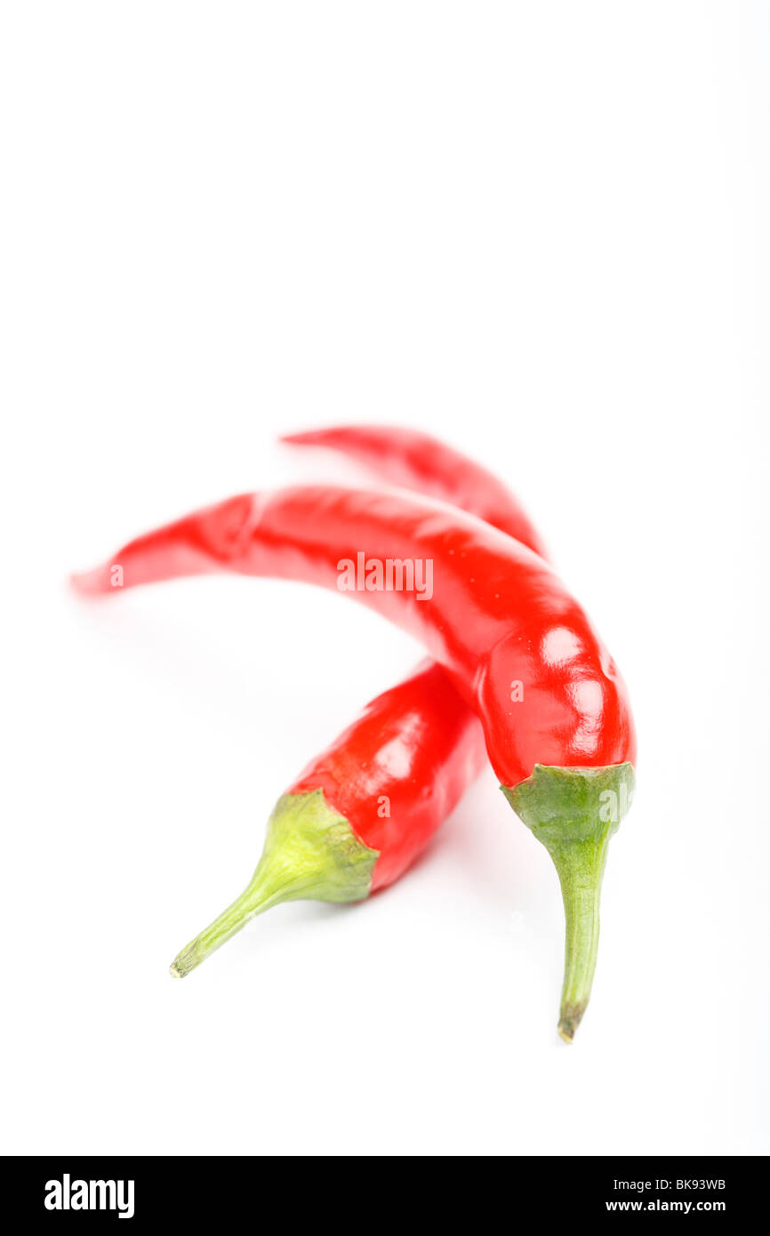 Two red chillis hi-res stock photography and images - Alamy