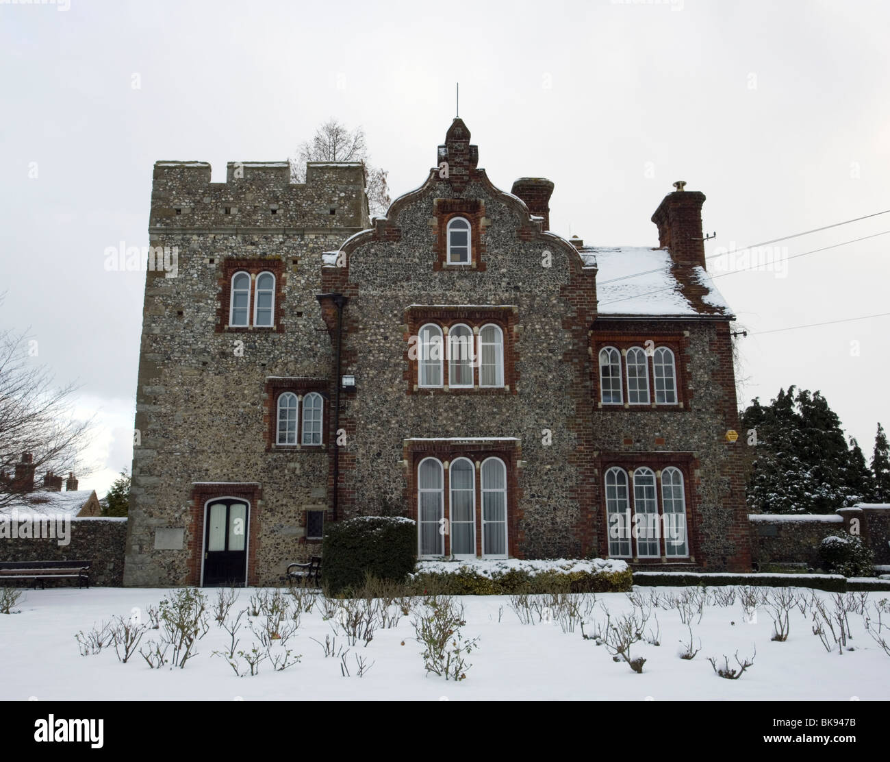 Tower House in Canterbury is used as the Lord Mayor's office, Kent, UK ...