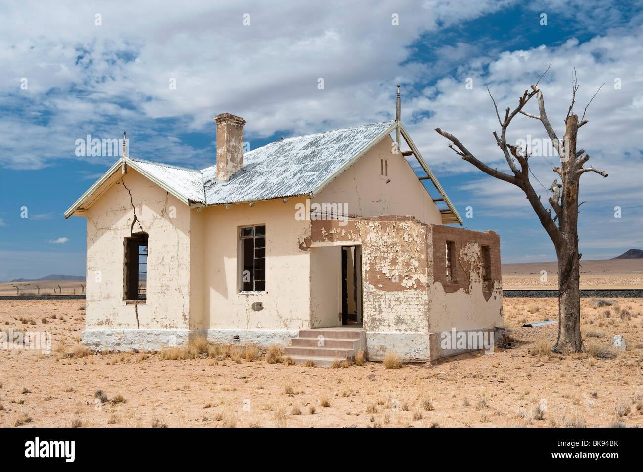 Garub Railway Station long abandoned on the Road to Luderitz, Namibia ...