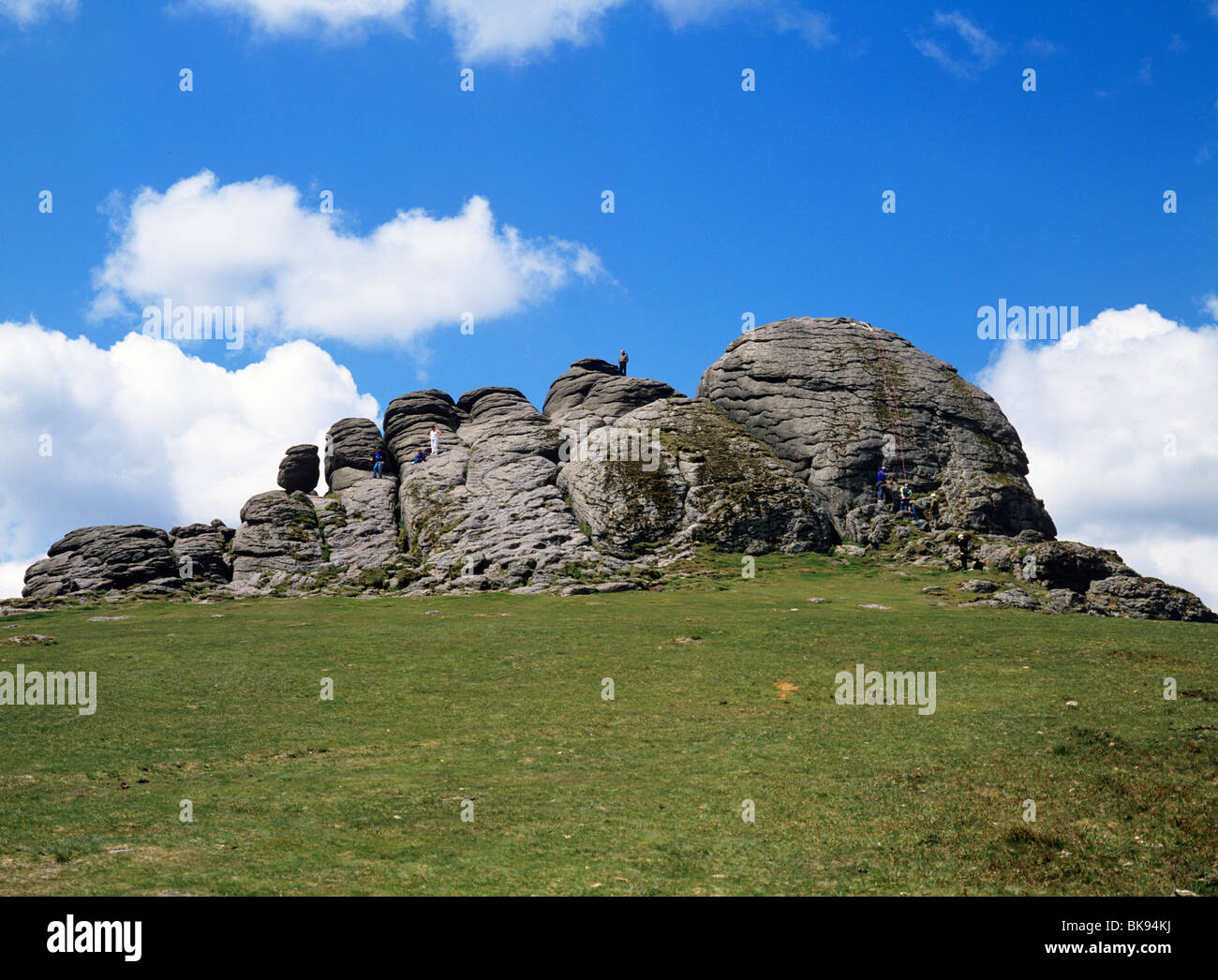 Haytor Rocks - Famous Tor in the Dartmoor National Park Stock Photo - Alamy