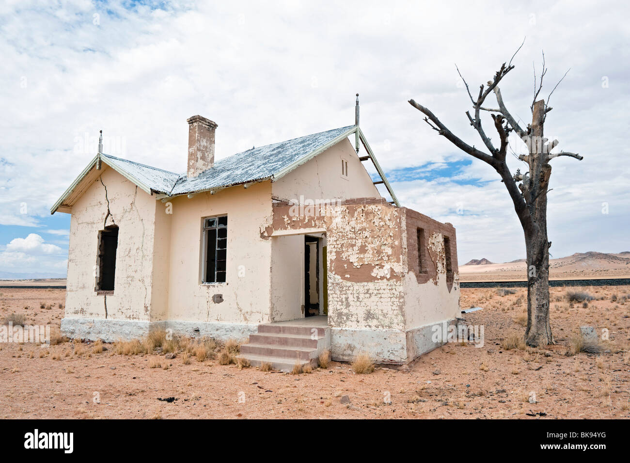 Garub Railway Station long abandoned on the Road to Luderitz, Namibia ...