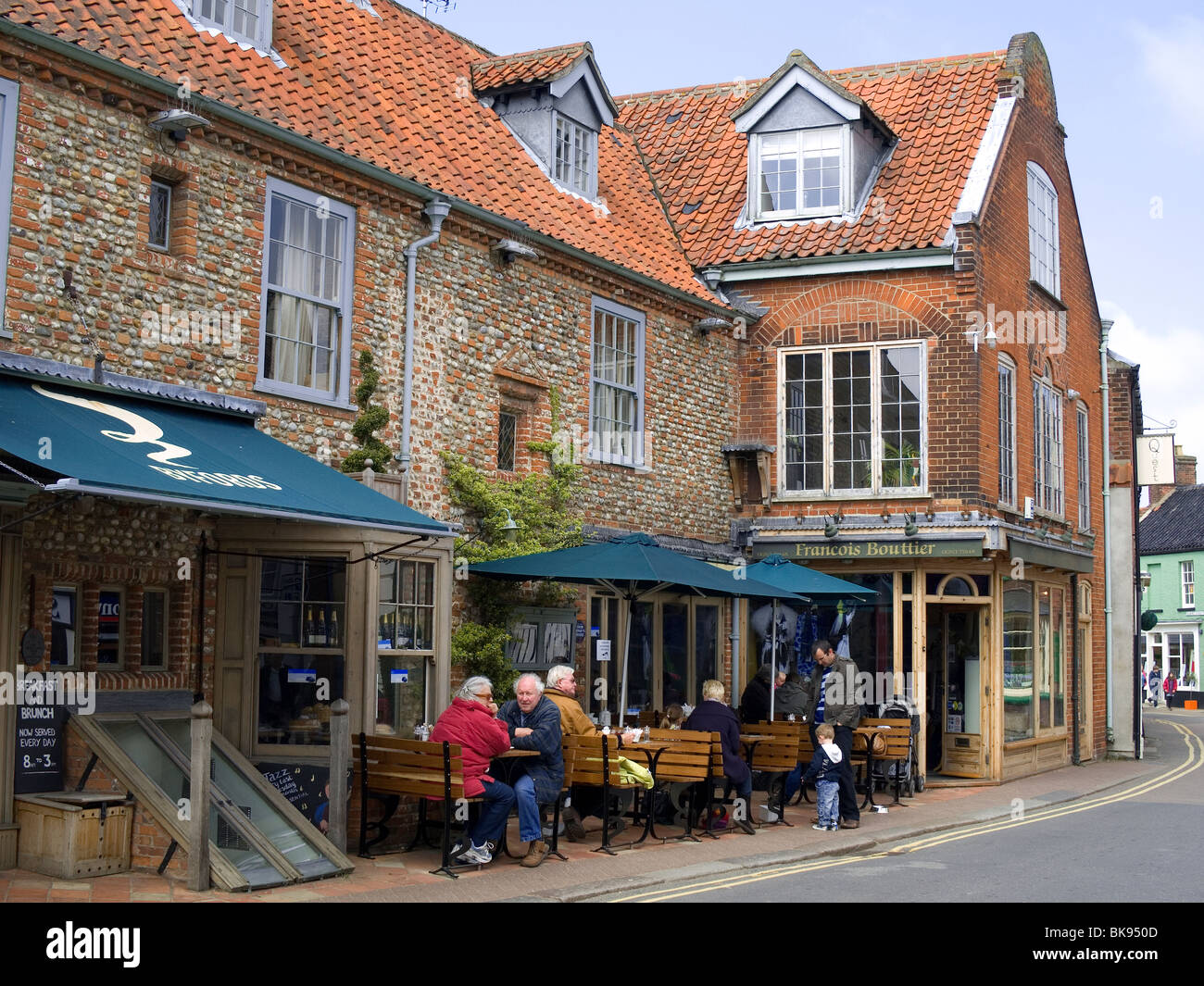 Byfords a popular café hotel and delicatessen in Shirehall Plain Holt ...