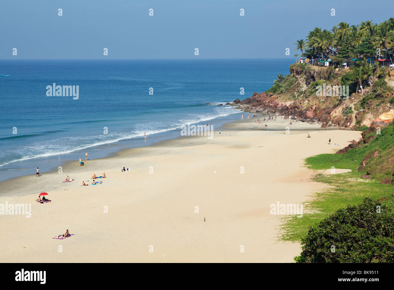 Varkala Beach, Kerala India Stock Photo - Alamy