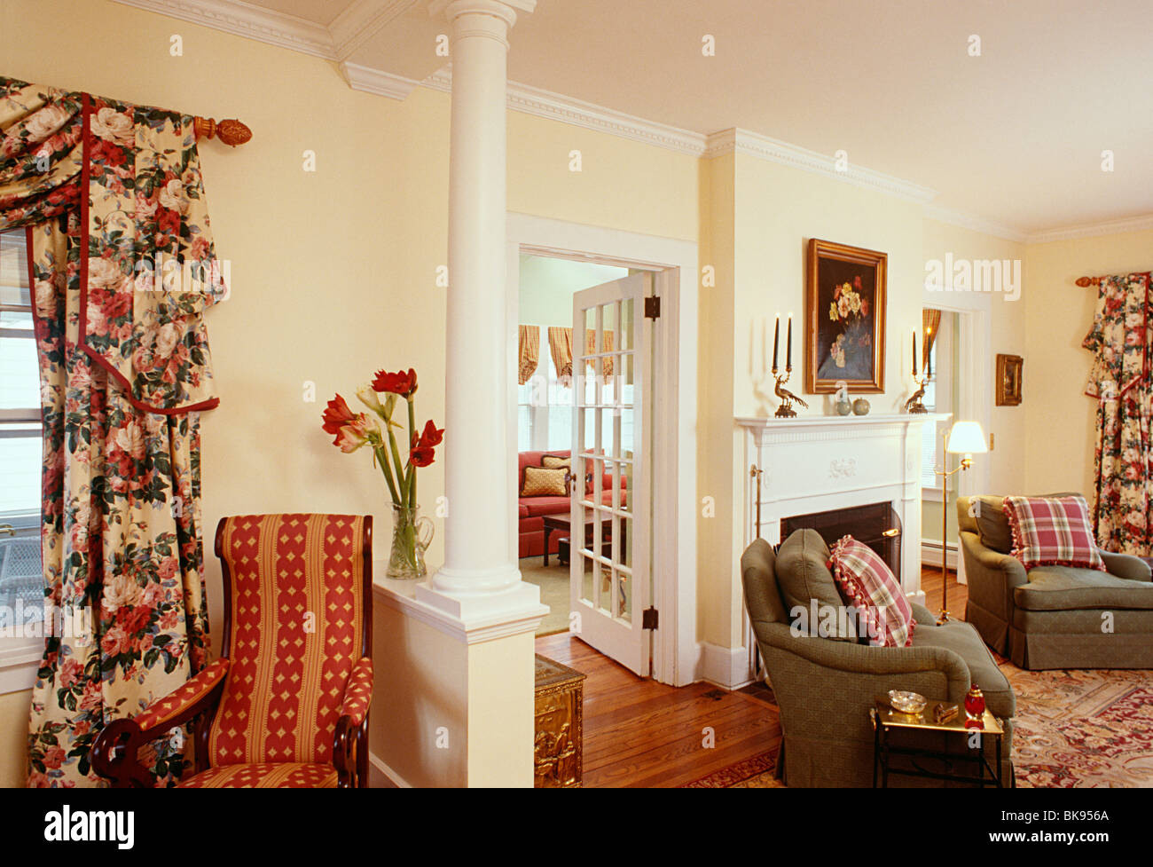 Luxury House Interior, United States 1990s Stock Photo - Alamy