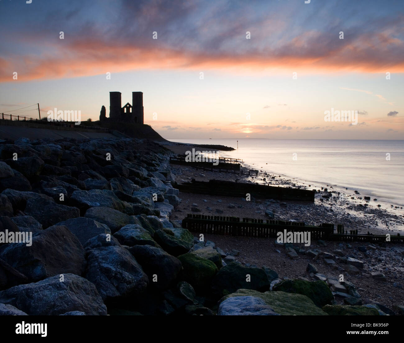 Reculver towers historic roman ruin kent hi-res stock photography and ...