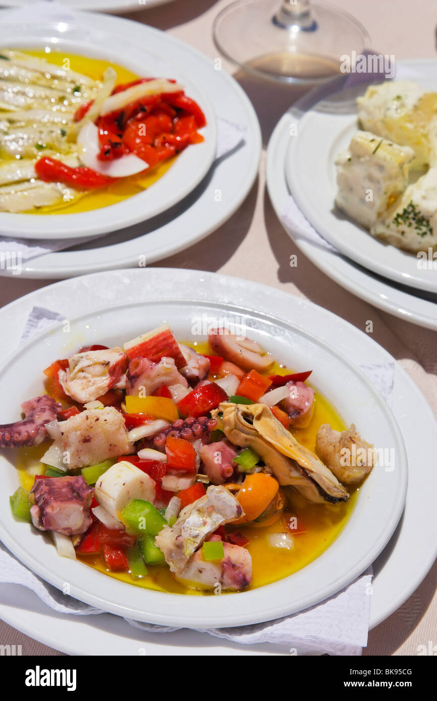 Several Tapas, Marbella, Andalusia, Spain Stock Photo - Alamy