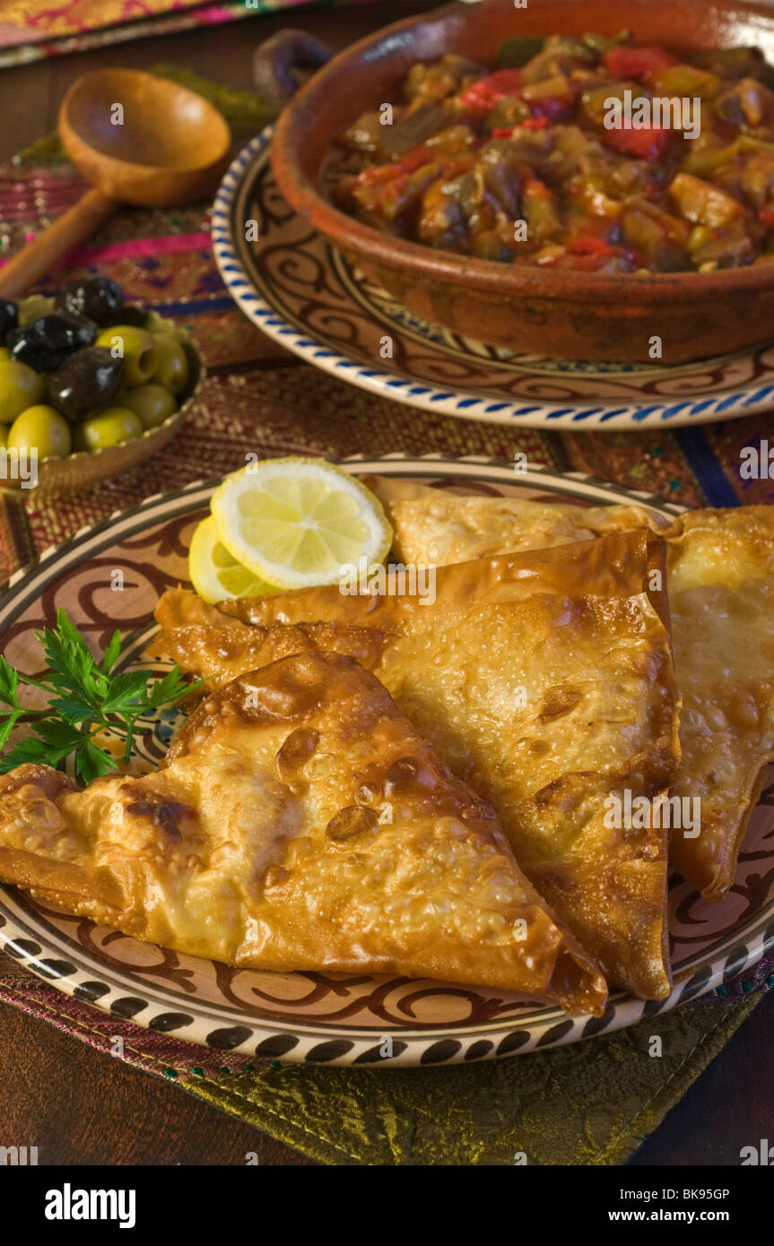 Brik à l'oeuf Tunisia Food Stock Photo - Alamy
