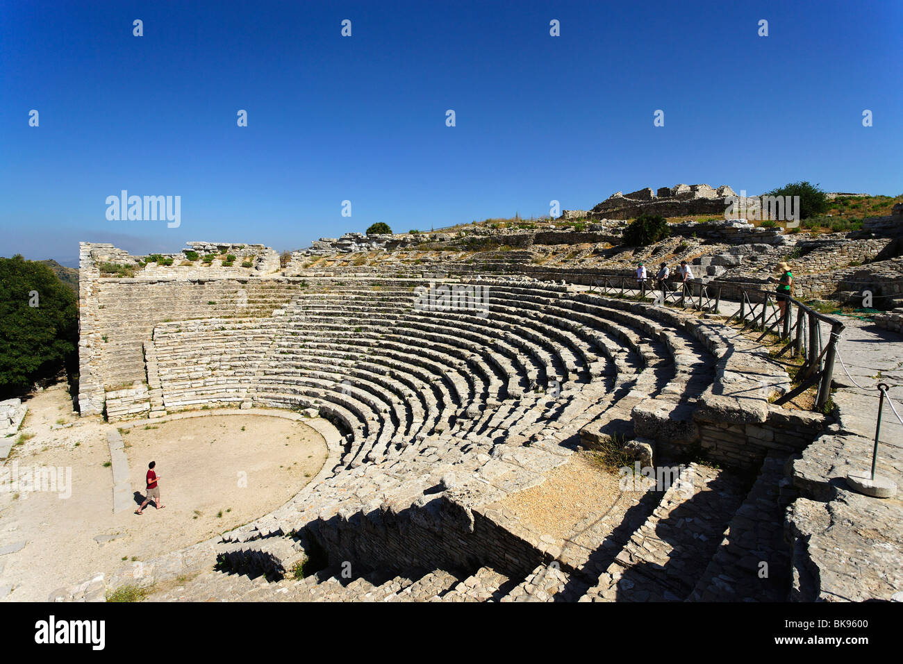 Greek Theater, Segesta, Sicily, Italy Stock Photo - Alamy
