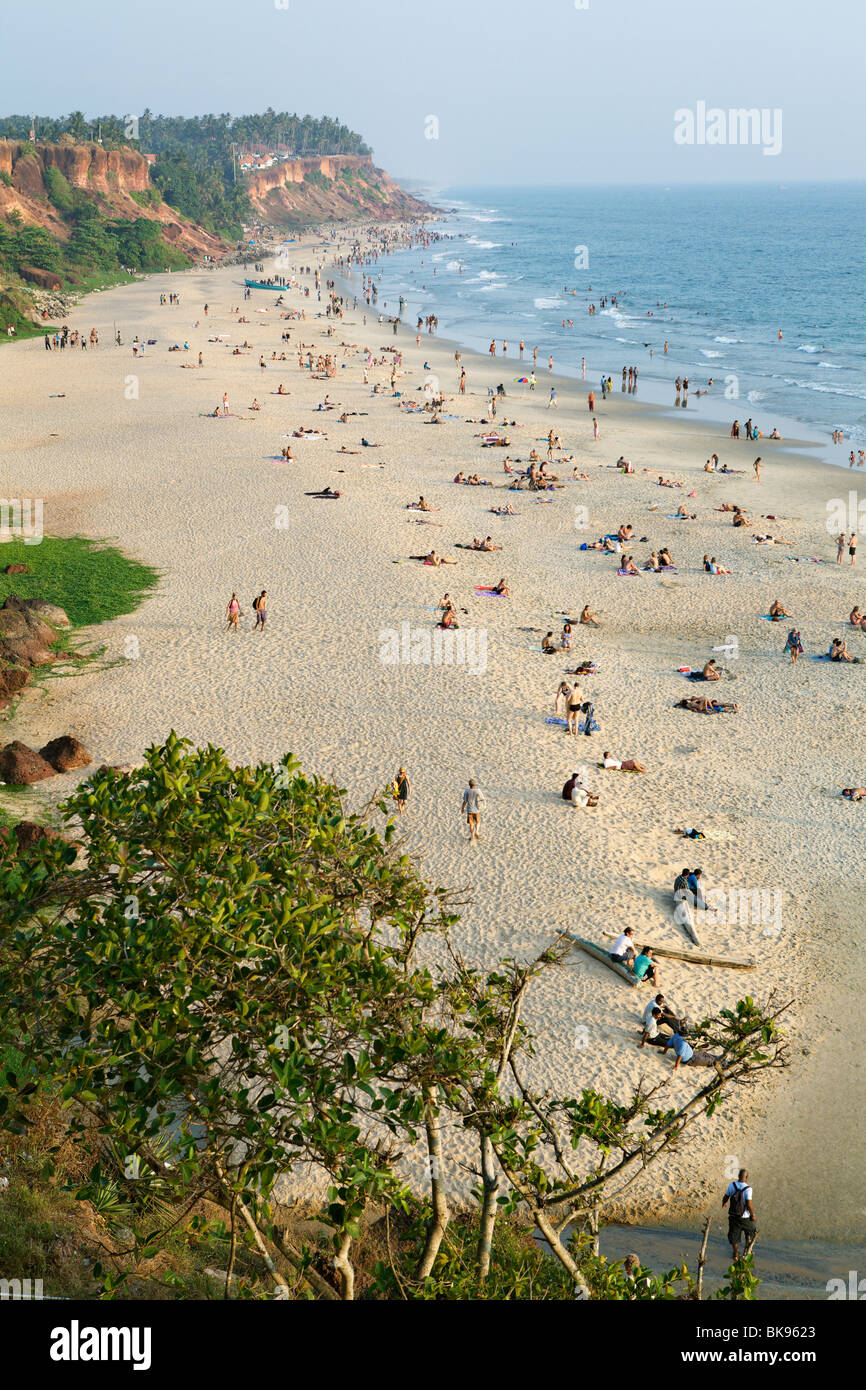 Varkala Beach, Kerala India Stock Photo - Alamy