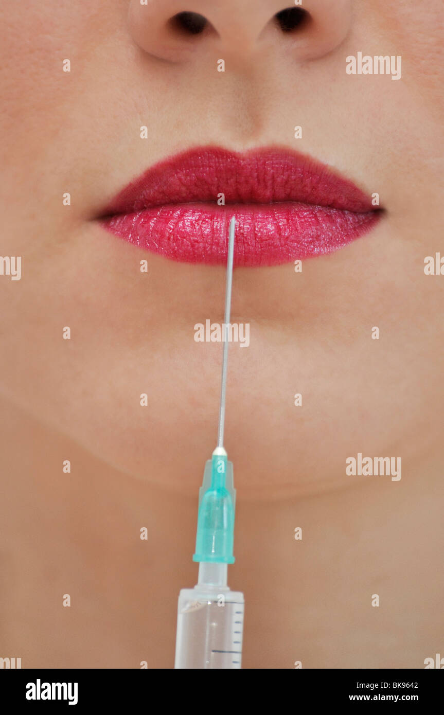 Botox injection close up hi-res stock photography and images - Alamy