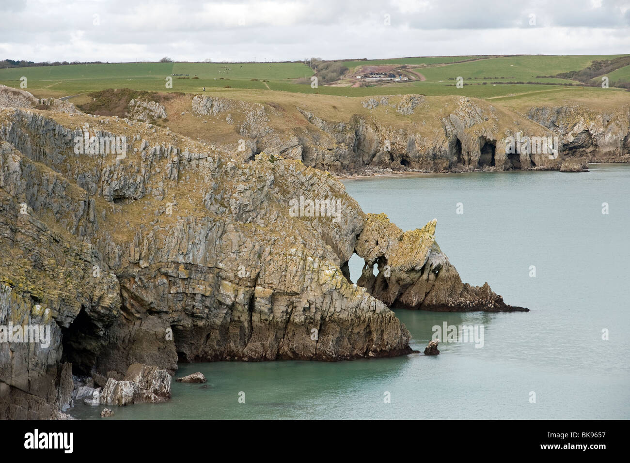 Stackpole quay beach hi-res stock photography and images - Alamy