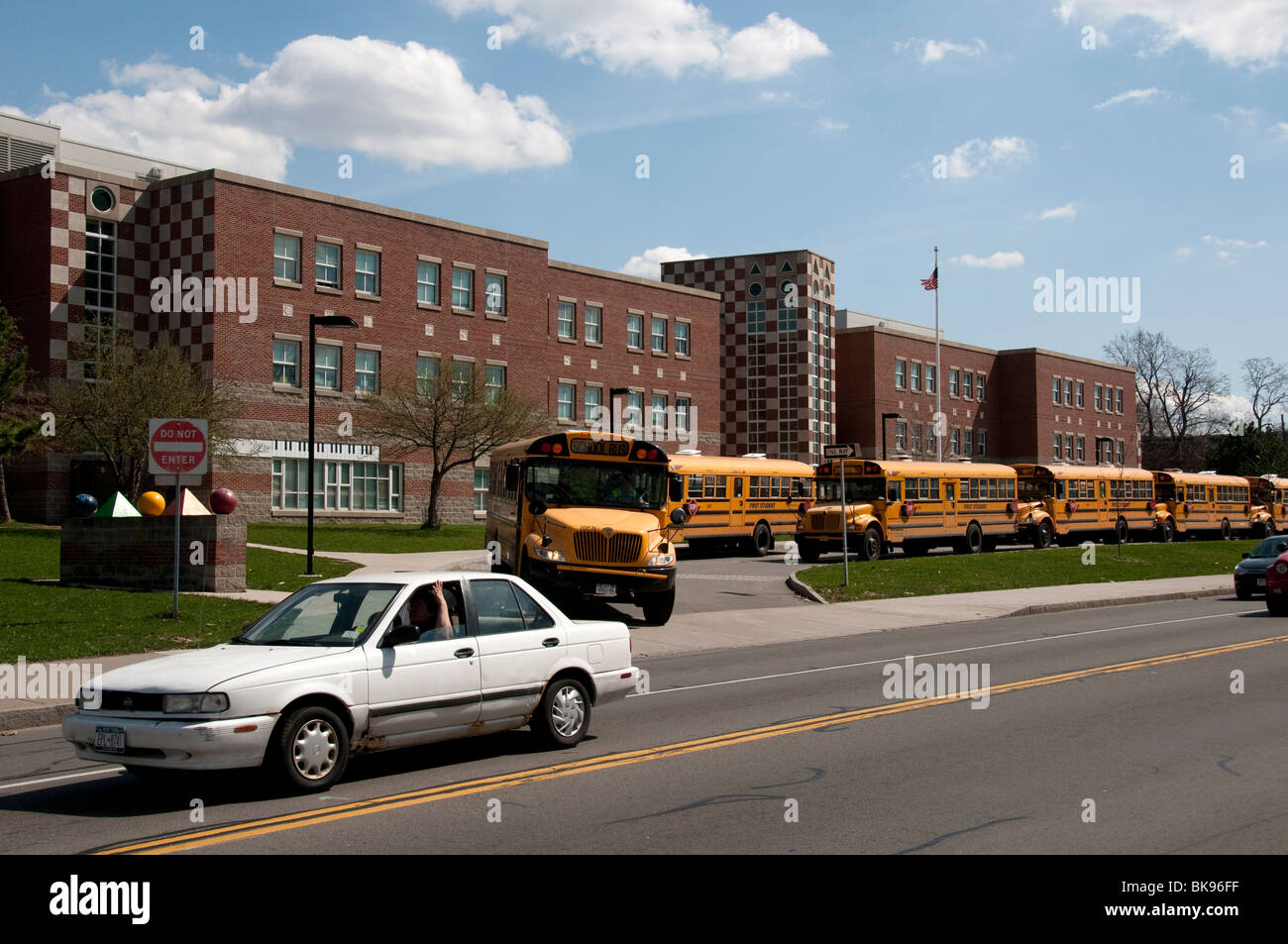 School 8-Roberto Clemente, Rochester NY USA Stock Photo - Alamy