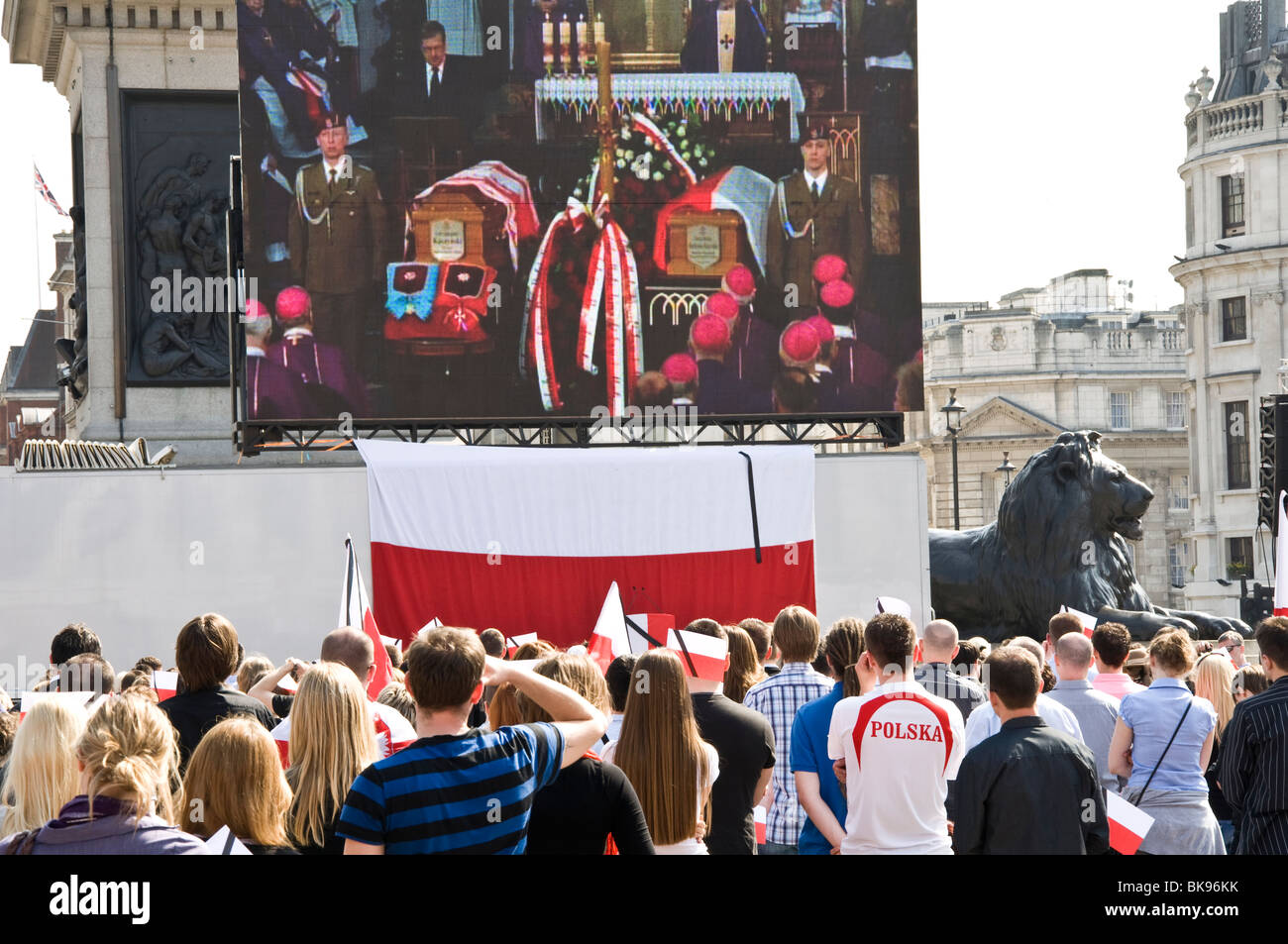 Funeral Ceremony of Polish President Lech Kaczynski and First Lady ...