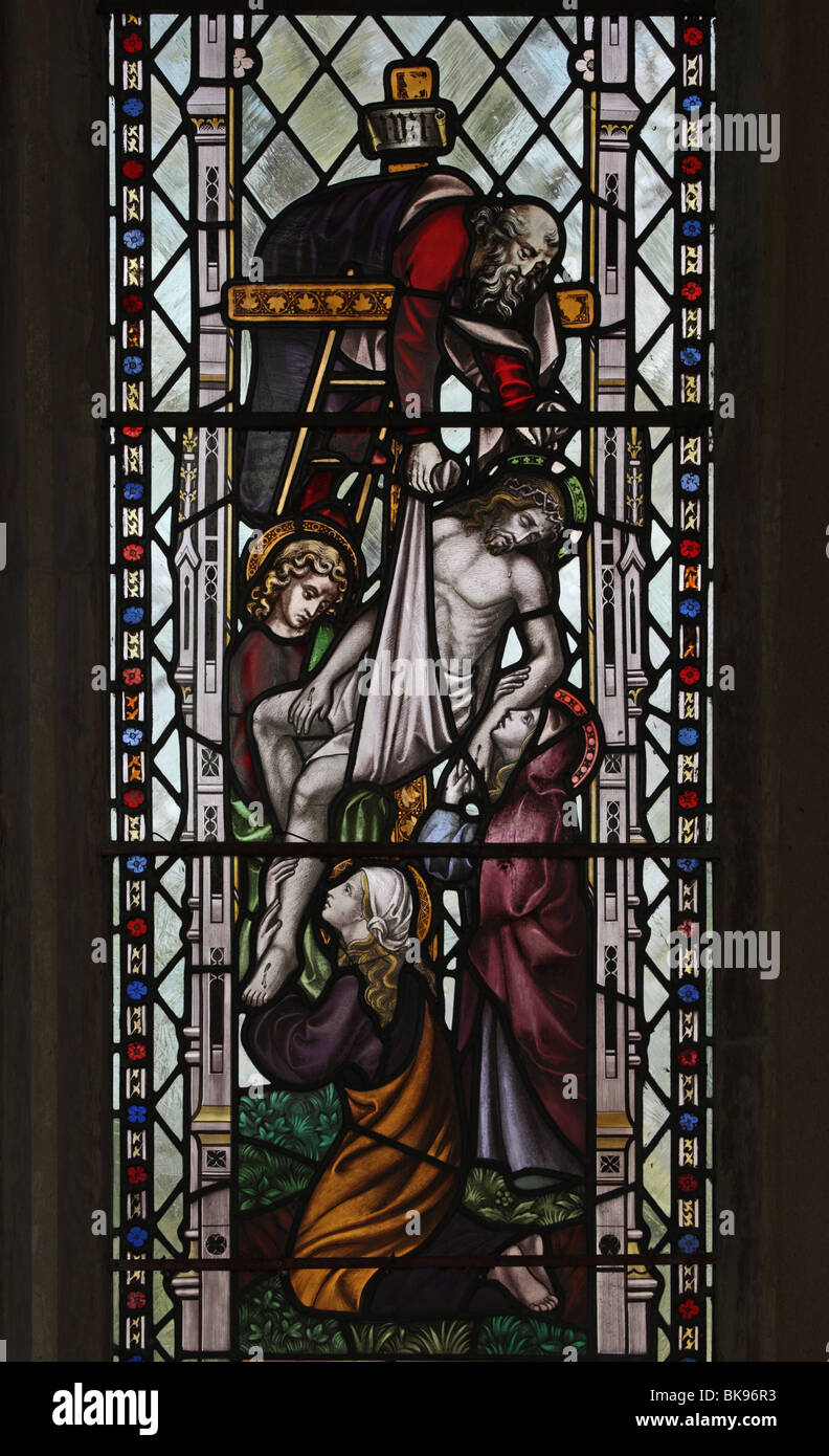 Jesus taken down from cross hi-res stock photography and images - Alamy