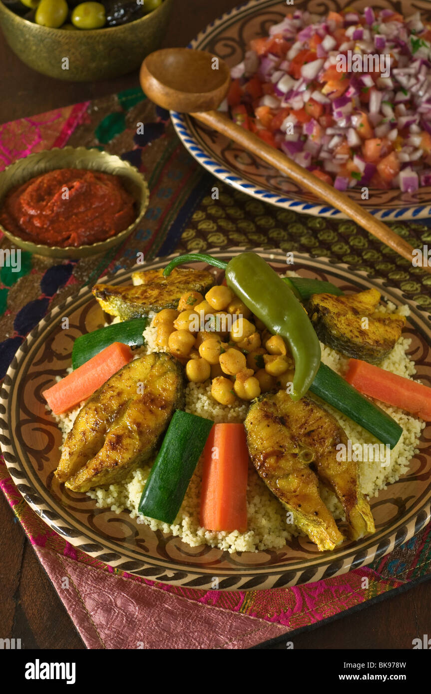 Cous cous fish tunisian hi-res stock photography and images - Alamy