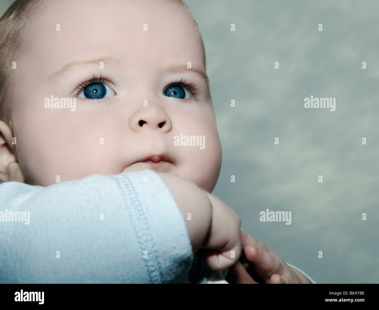 Baby boy looking thinking hi-res stock photography and images - Alamy