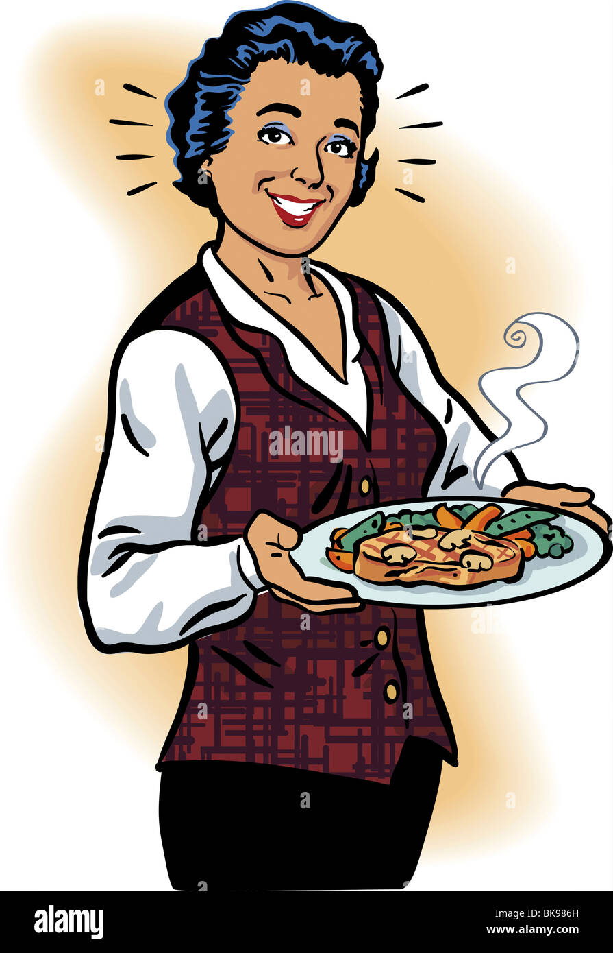 Hot waitress hi-res stock photography and images - Alamy